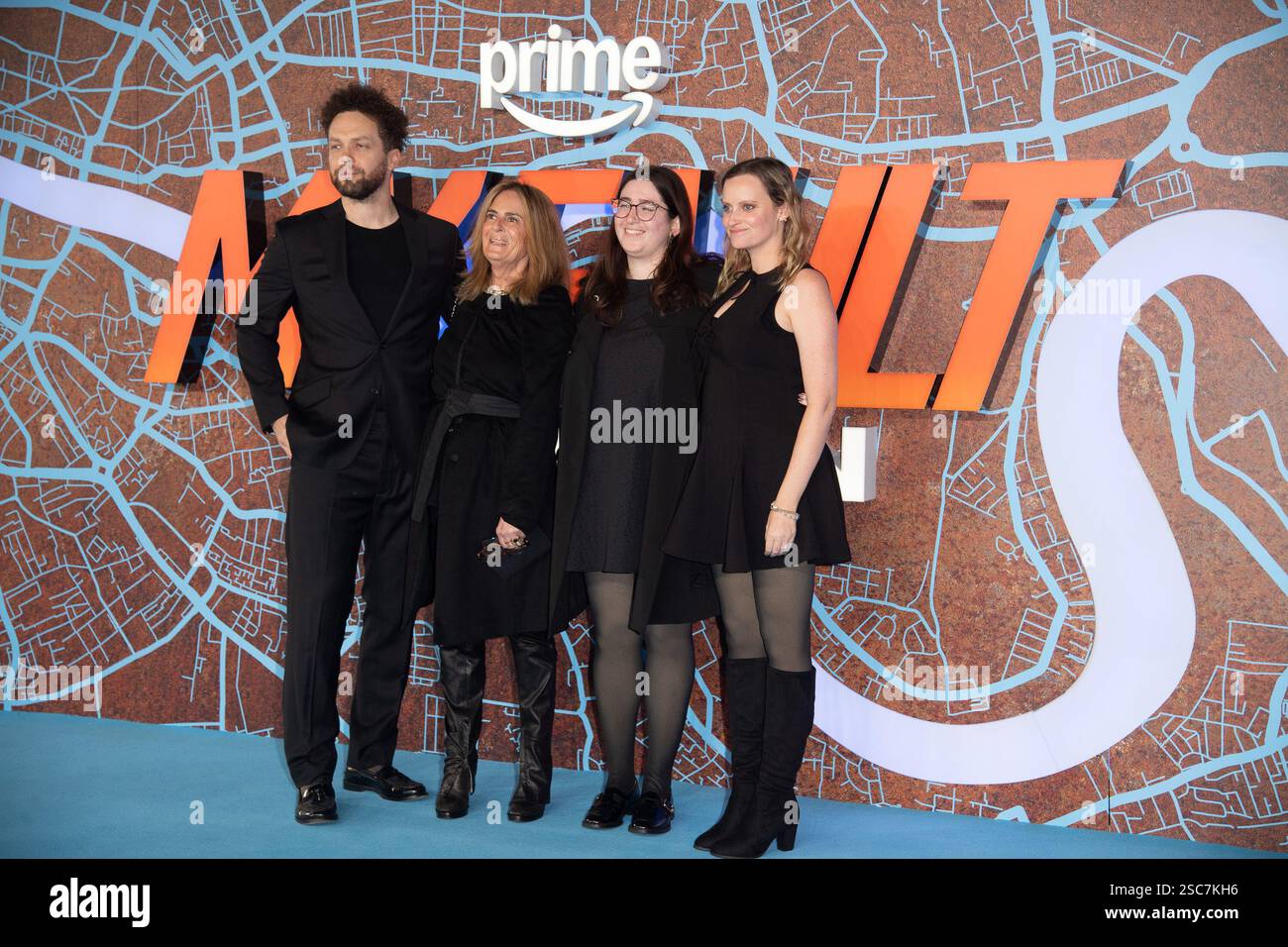 London, UK. 05 Feb, 2025. Pictured: (L-R) - Producers Ben Pugh, Erica ...