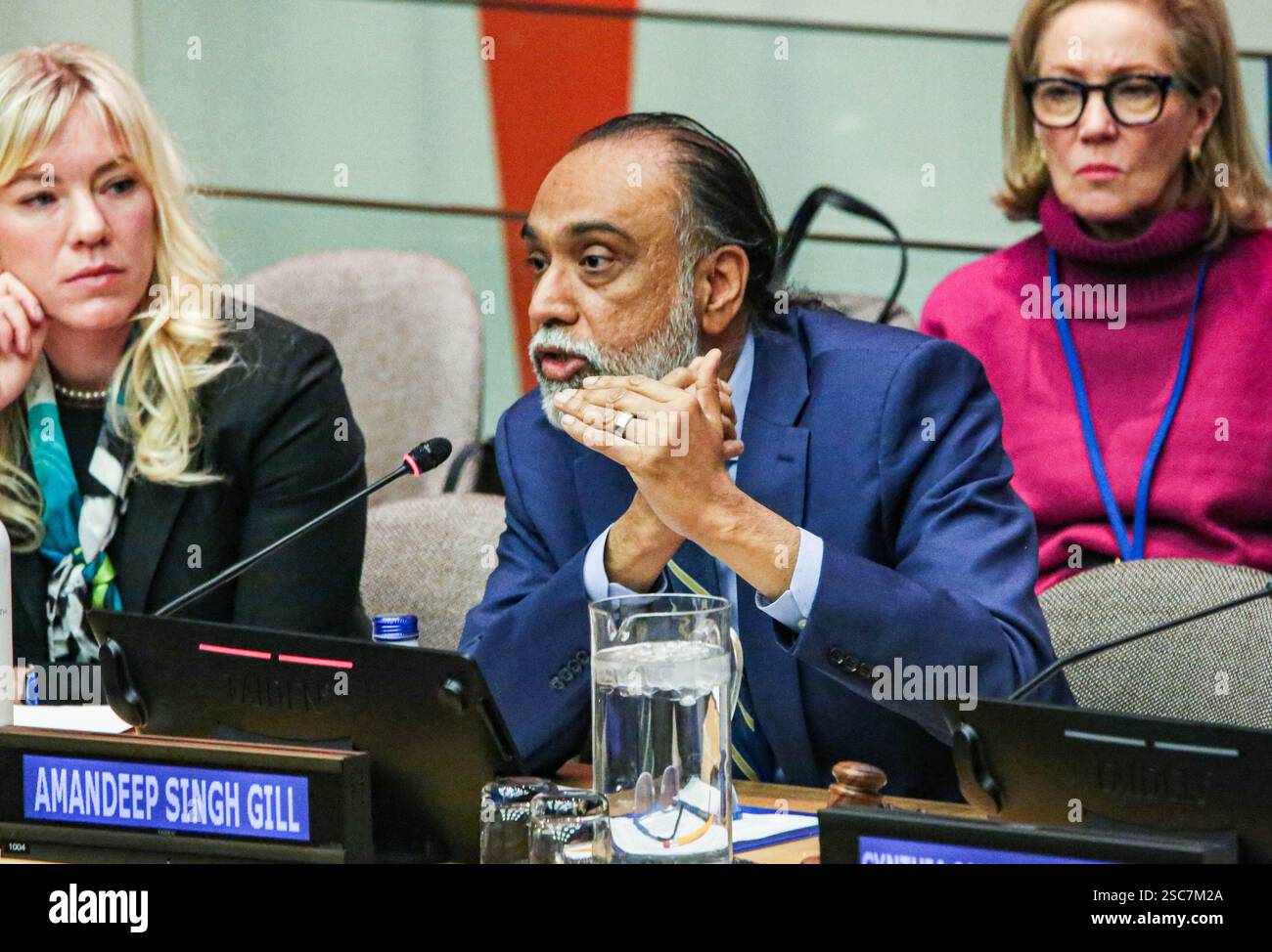 New York, New York, USA. 5th Feb, 2025. AMANDEEP SINGH GILL, UN ...