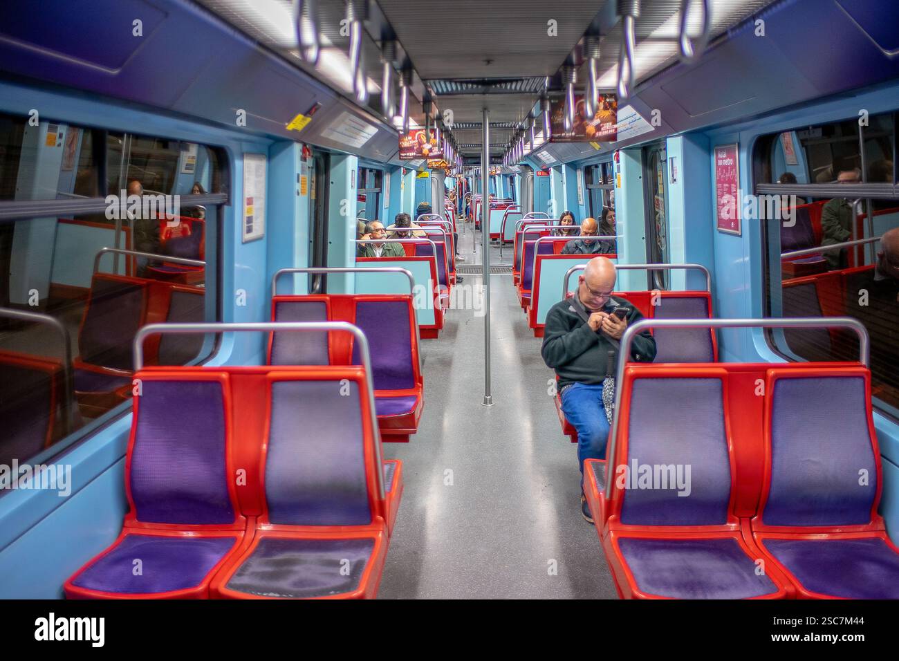 Lisbon city metro carriage hi-res stock photography and images - Alamy