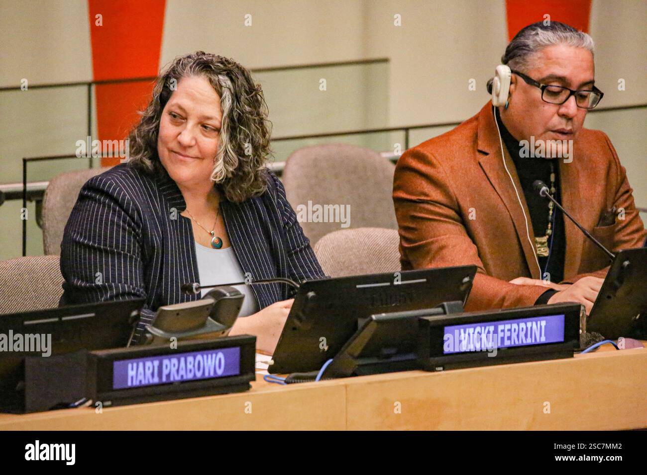 February 5, 2025, New York, New York, USA: VICKI FERRINI, Chair of the ...