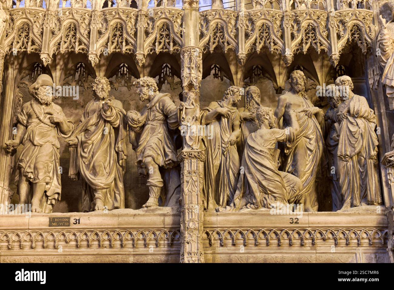 The Disciples of Emmaus and The Incredulity of Saint Thomas, sculpted ...