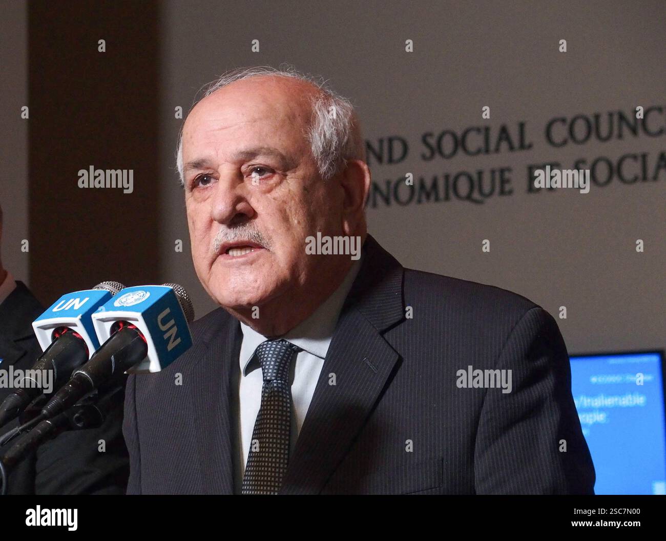 February 5, 2025, New York, New York, USA: RIYAD MANSOUR Permanent ...