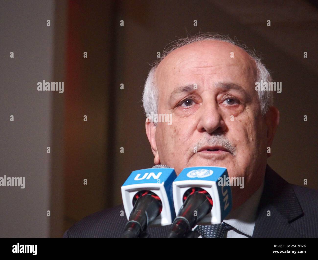 New York, New York, USA. 5th Feb, 2025. RIYAD MANSOUR Permanent ...