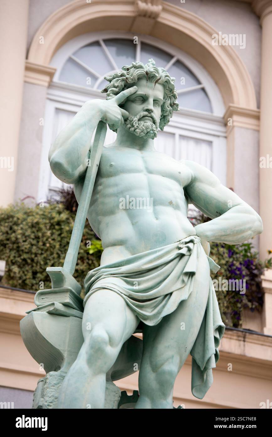 Allegorical statue, representing the mechanical industry, by Etienne ...