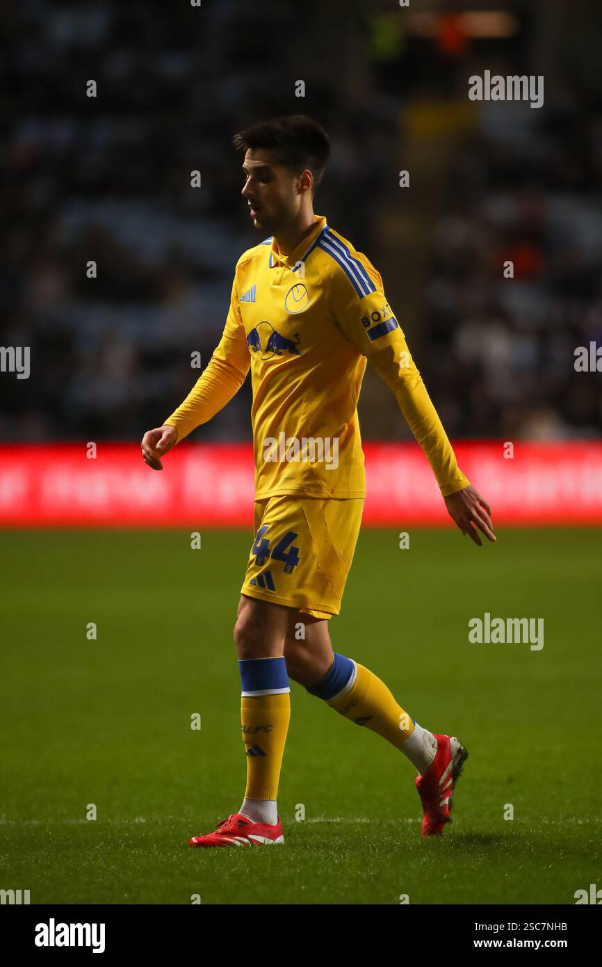 Ilia Gruev of Leeds United during the EFL Championship match between ...