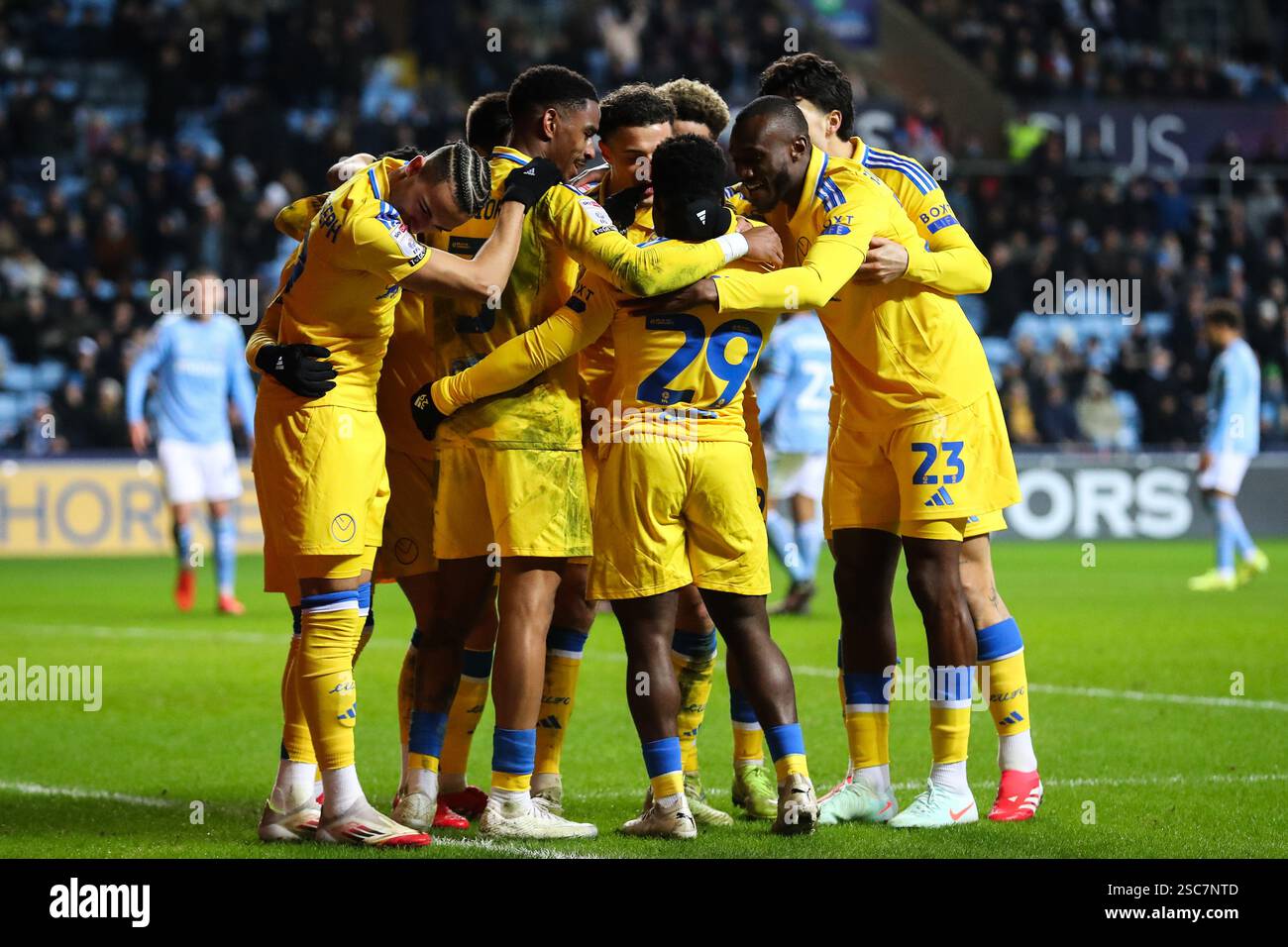 Coventry, UK. 05th Feb, 2025. Wilfried Gnonto of Leeds United ...