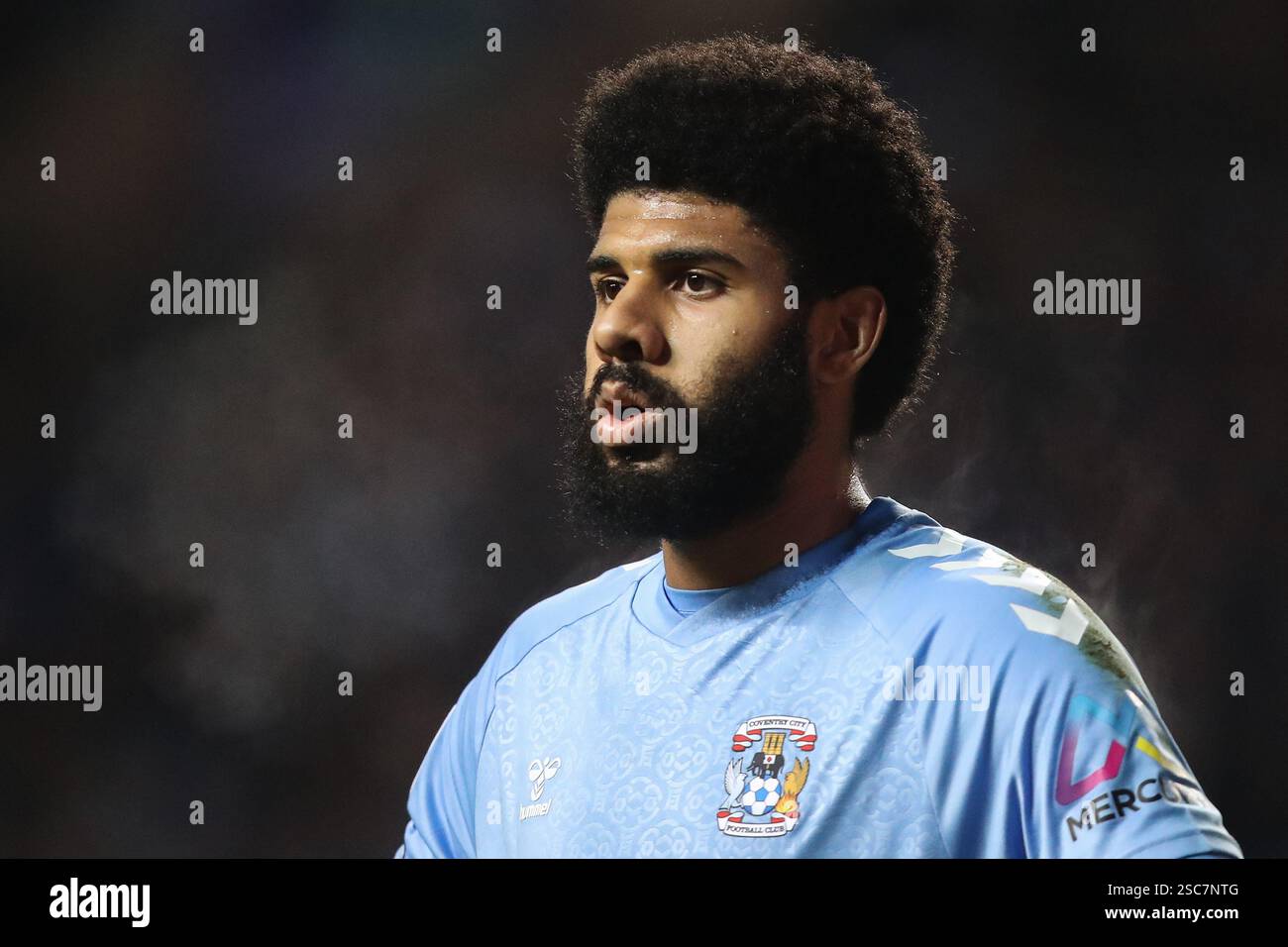 Coventry, UK. 05th Feb, 2025. Ellis Simms of Coventry City during the ...