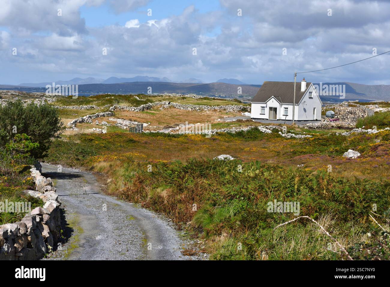 village of Lettermullan on Lettermullan island, west coast, County of ...