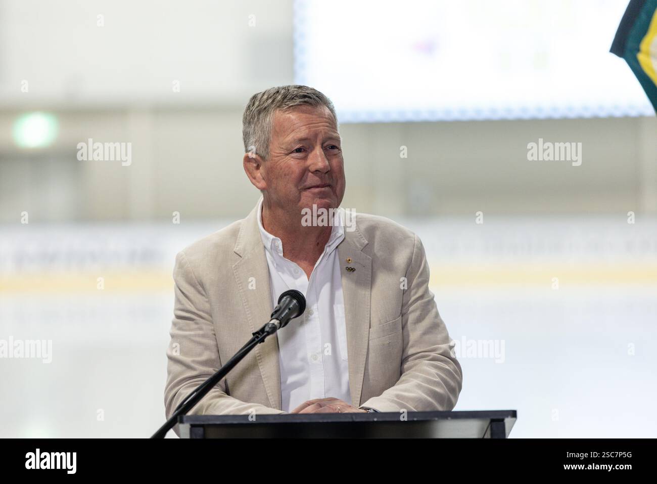 Melbourne, Australia. 06th Feb, 2025. AOC CEO Matt Carroll celebrates ...