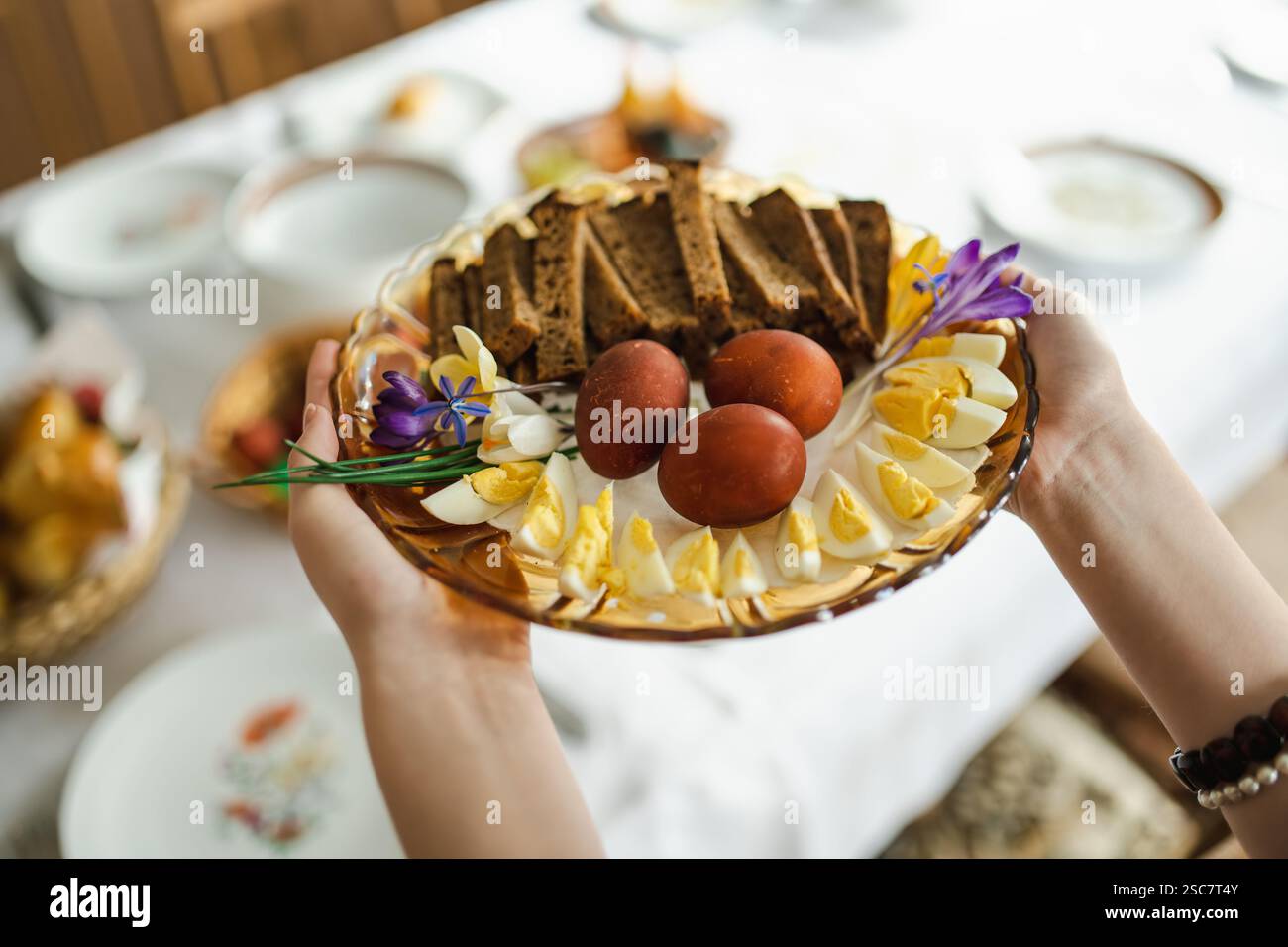 Traditional Easter breakfast food in Lithuania. Lithuanians also ...