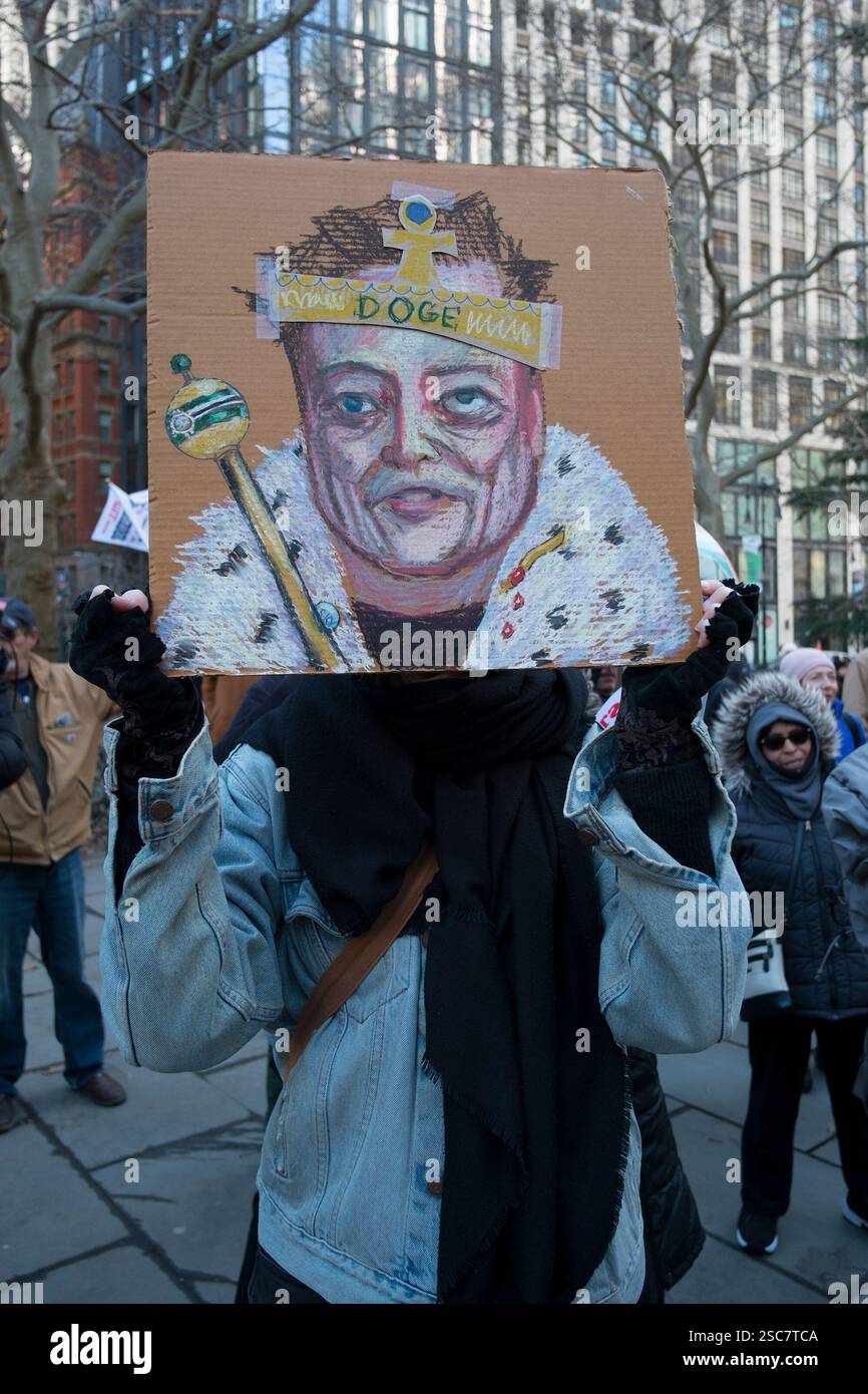 February 5, 2025, New York City, New York, USA: 50501 Movement ...