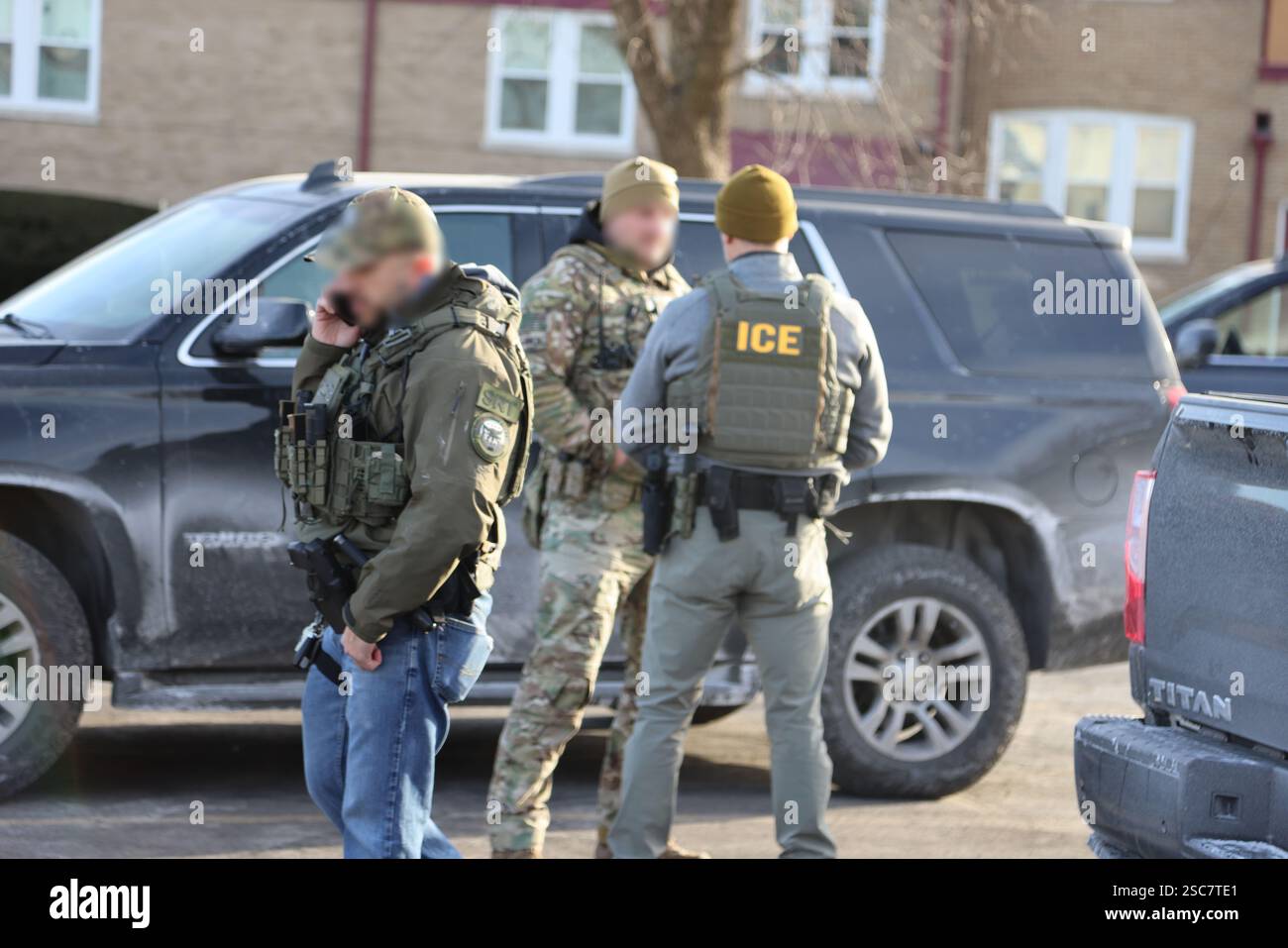 ICE fugitive teams, joined by DHS Secretary Kristi Noem and Trump ...