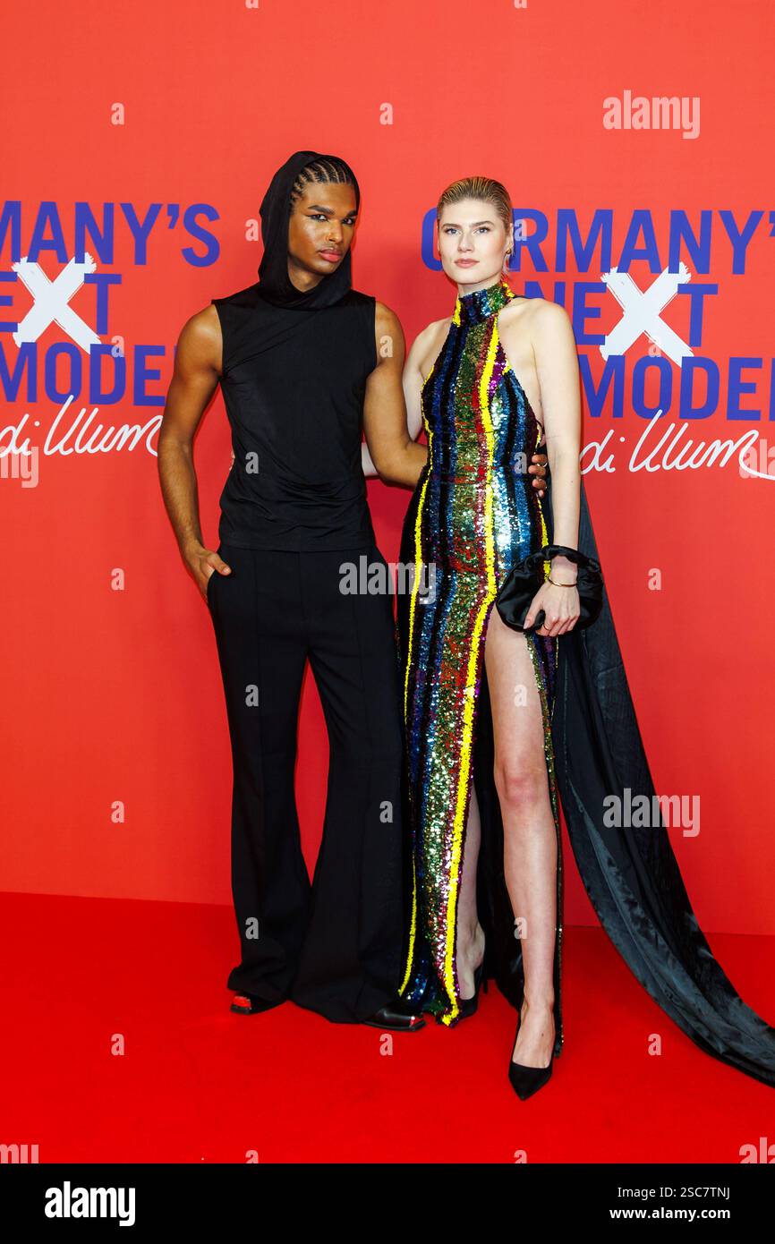 Preview - 20. Staffel GNTM Jermaine Kakou Kothe und Lea Oude bei der ...
