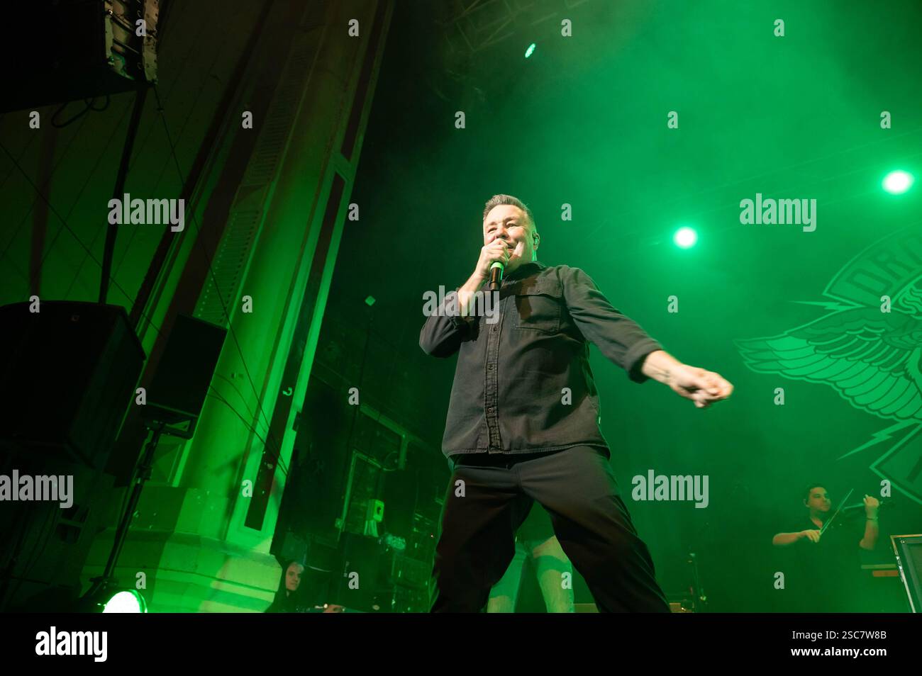 Ken Casey of Dropkick Murphys performing at o2 Academy, Glasgow, 5th ...