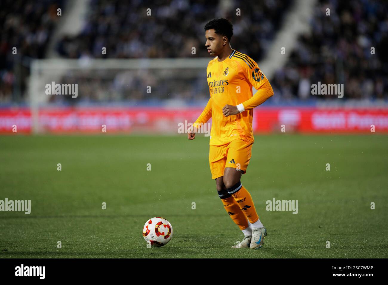 MADRID, SPAIN - February 5: Rodrygo Goes of Real Madrid in action ...
