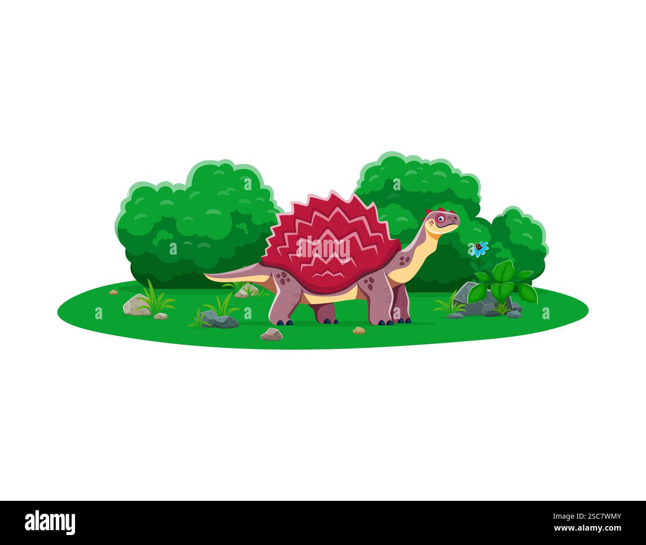 Carbonemys giant prehistoric turtle dinosaur character. Isolated ...