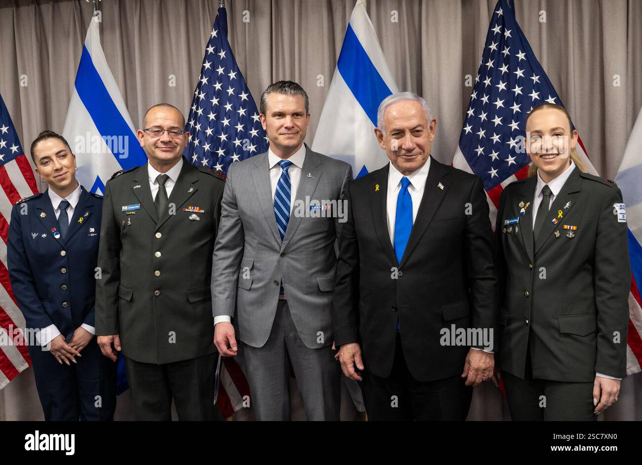 Secretary of Defense Pete Hegseth hosts a bilateral exchange with ...