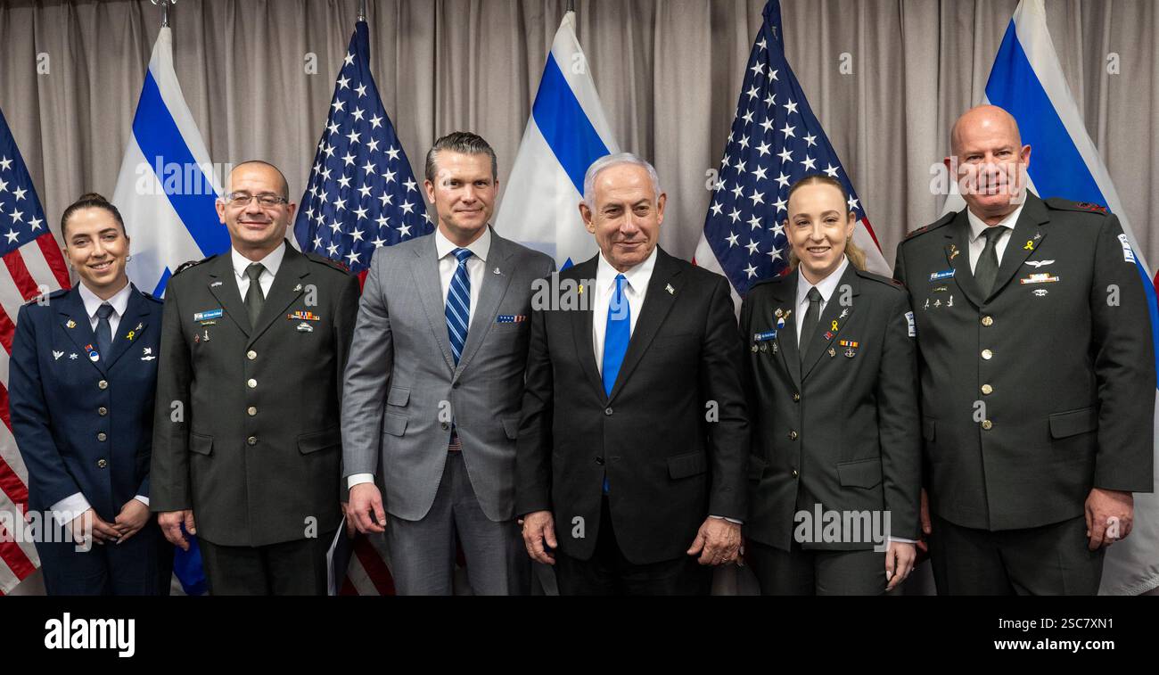 Secretary of Defense Pete Hegseth hosts a bilateral exchange with ...
