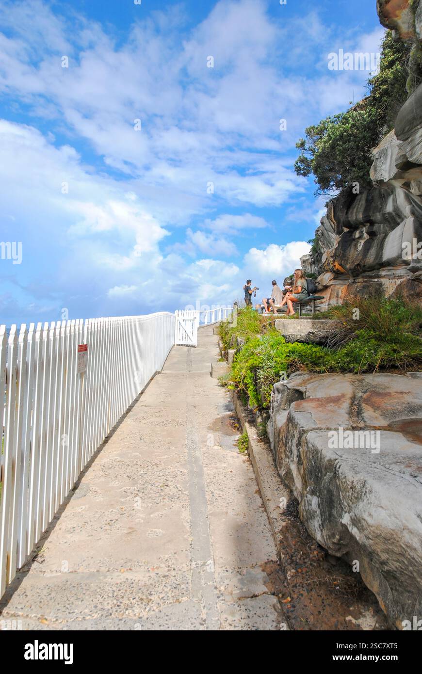 Bronte Beach, Sydney Australia - February 2, 2017: Bondi to Bronte ...