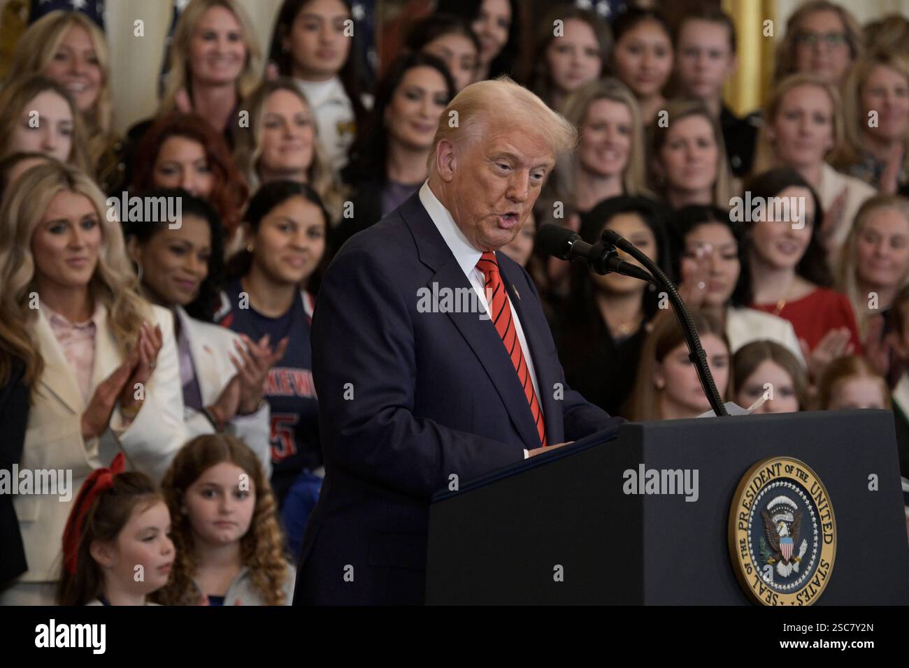 Washington, United States. 05th Feb, 2025. US President Donald Trump ...