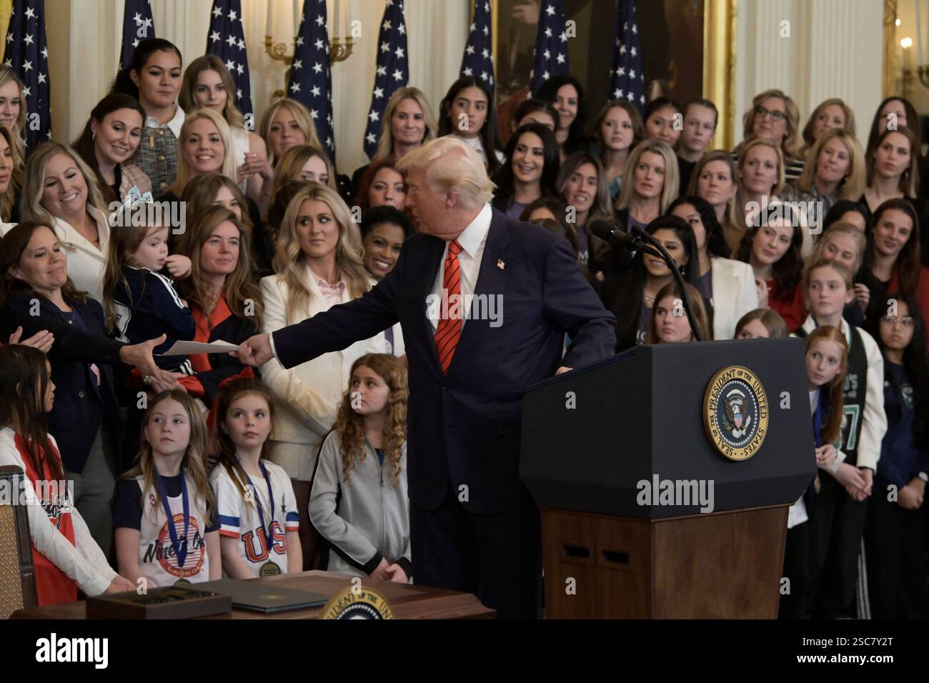 Washington, United States. 05th Feb, 2025. US President Donald Trump ...