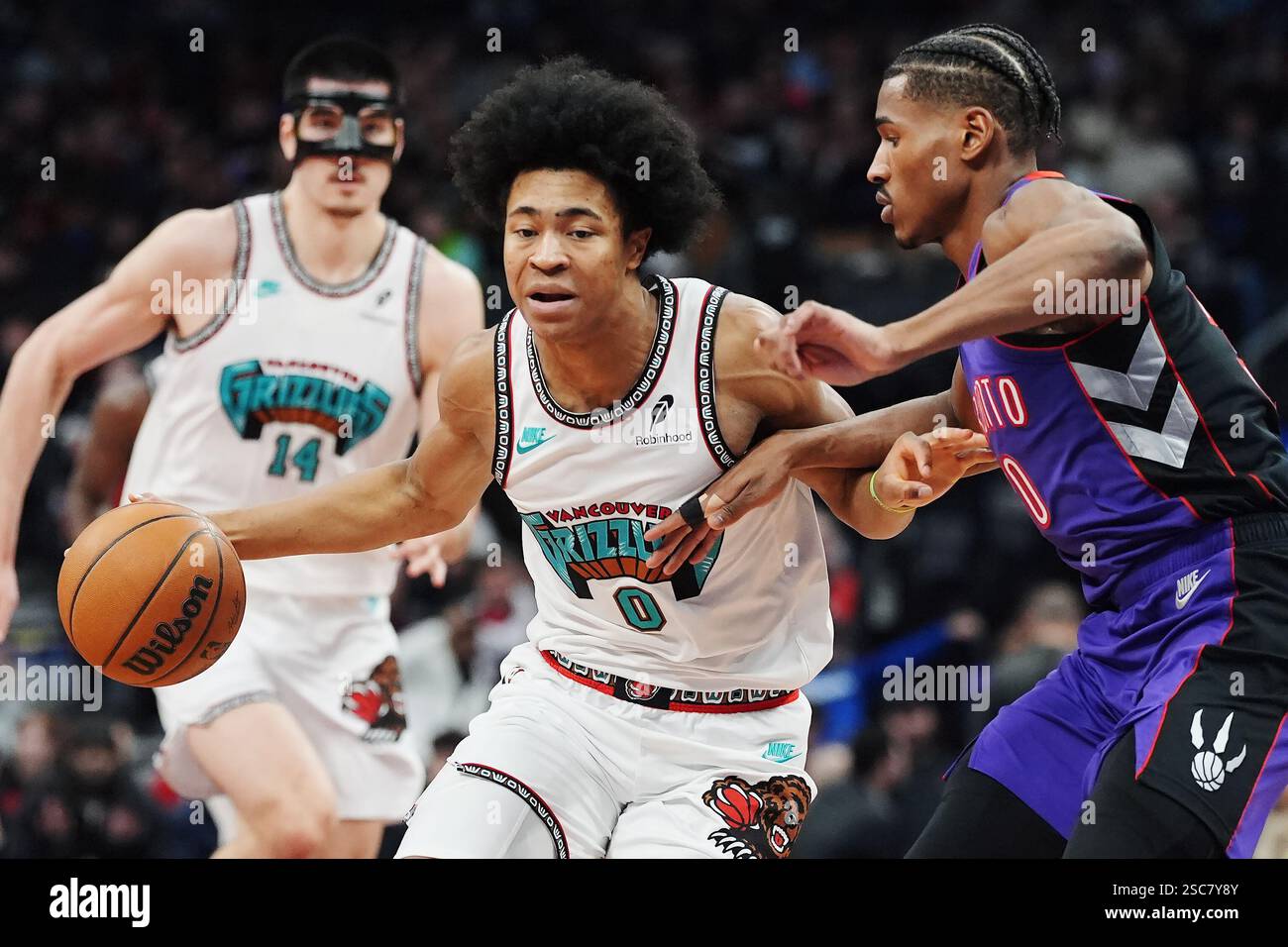 Toronto, Canada. 05th Feb, 2025. Memphis Grizzlies' Jaylen Wells (0 ...