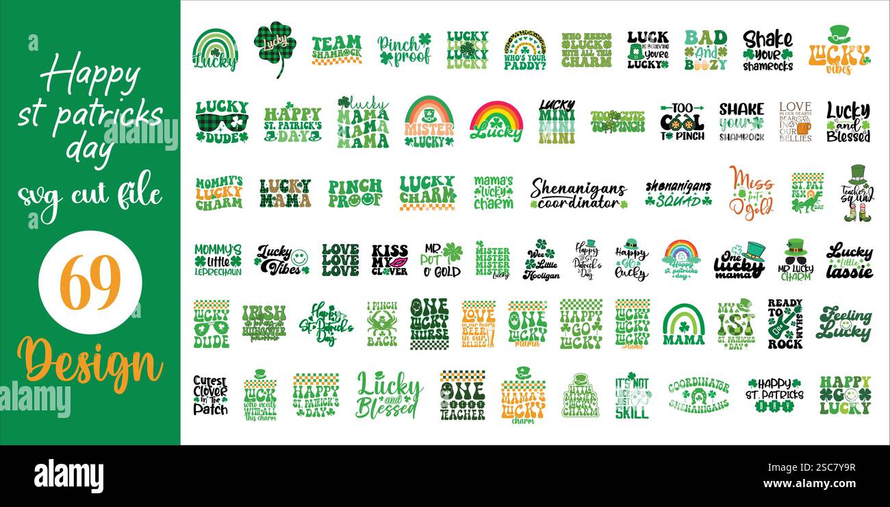 St patricks day baby Stock Vector Images - Alamy