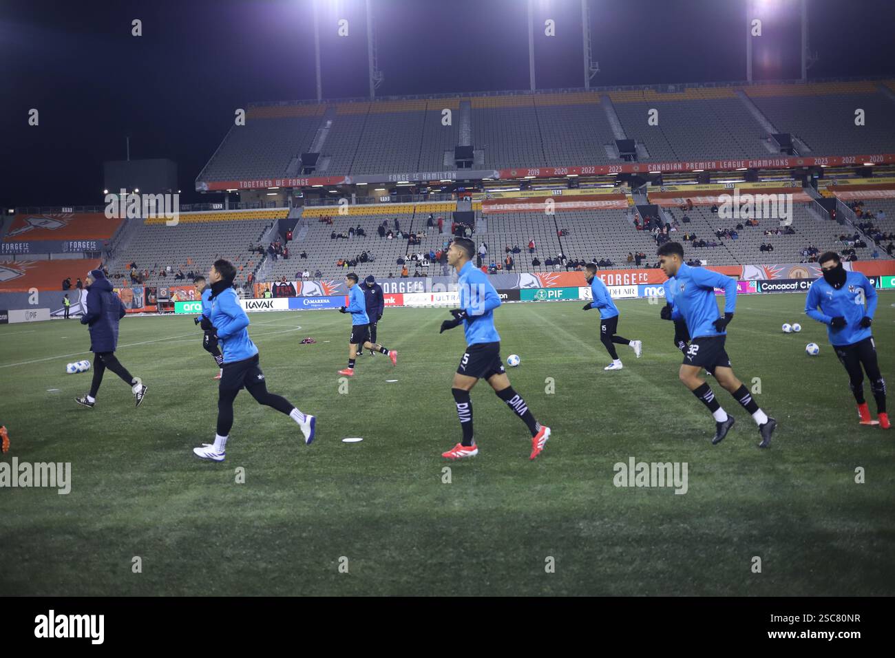 Monterrey FC teamate during the training day before the match of the ...