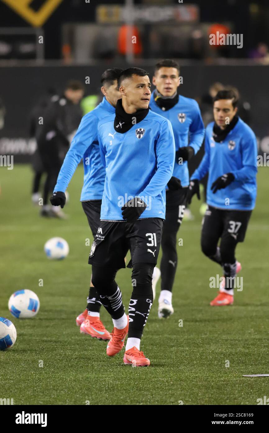 Hamilton, Canada. 05th Feb, 2025. Forward of Monterrey FC Roberto de la ...