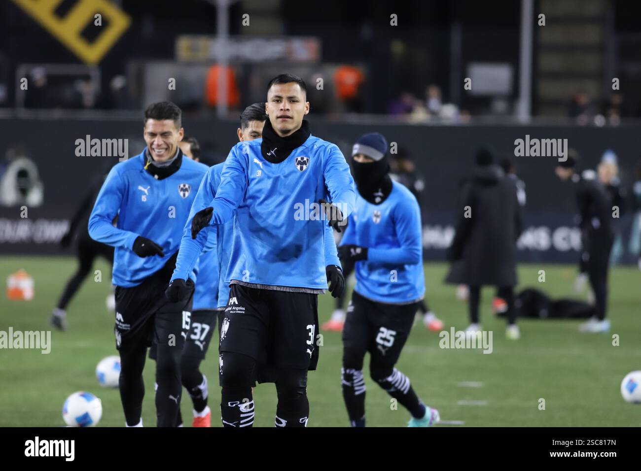 Forward of Monterrey FC Roberto de la Rosa during the training day ...