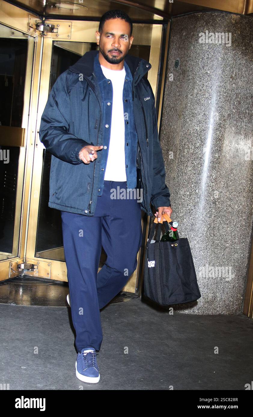 New York, NY, USA. 5th Feb, 2025. Damon Wayans Jr. seen at Rockefeller ...