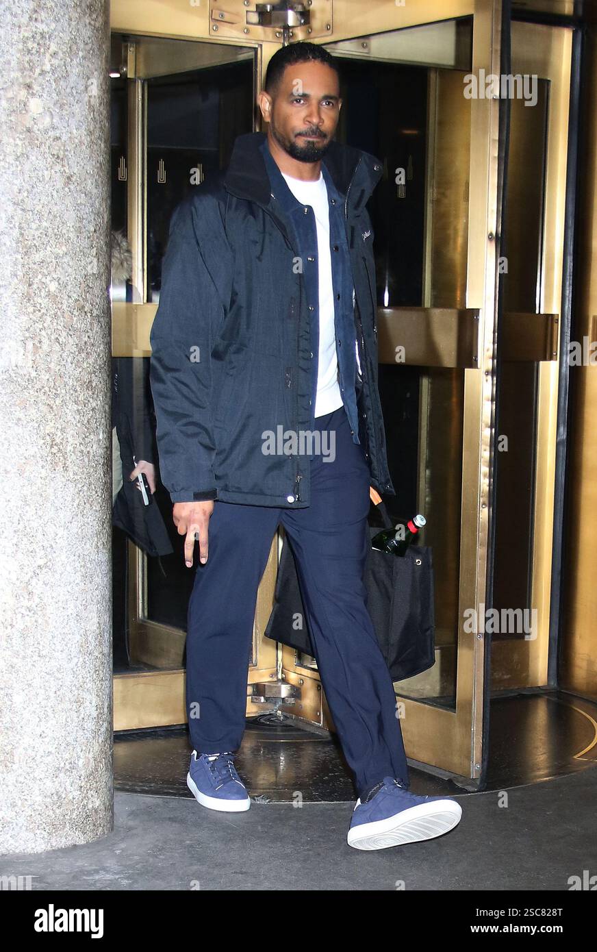 New York, NY, USA. 5th Feb, 2025. Damon Wayans Jr. seen at Rockefeller ...