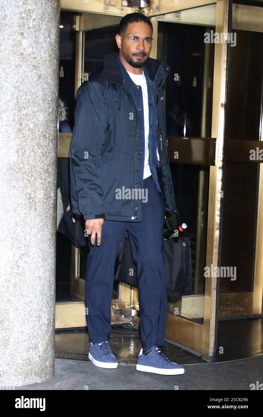 New York, NY, USA. 5th Feb, 2025. Damon Wayans Jr. seen at Rockefeller ...