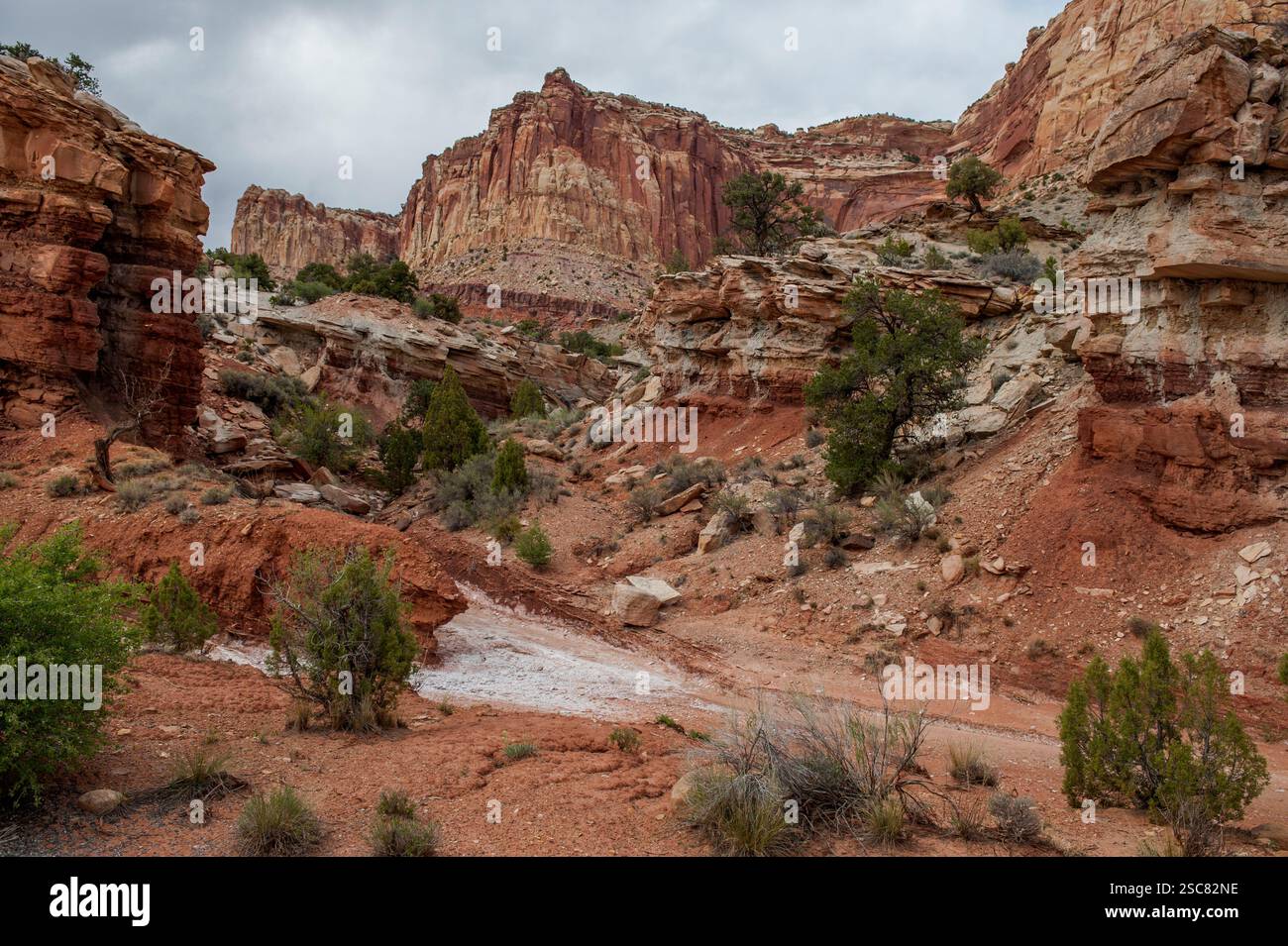 In the Waterpocket Fold: just a jumble of rocks Stock Photo - Alamy