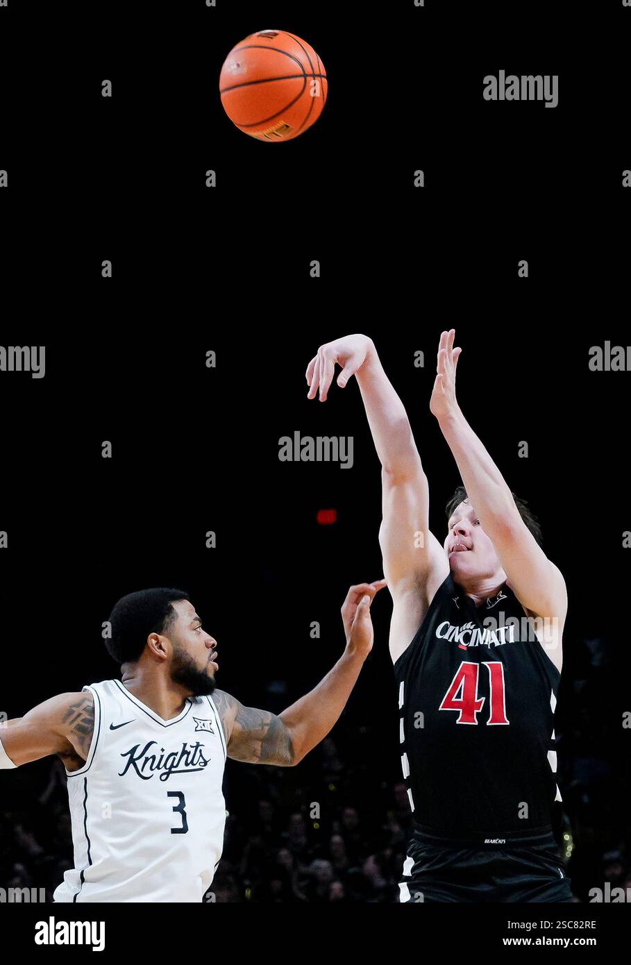 ORLANDO, FL - FEBRUARY 05: Cincinnati Bearcats guard Simas Lukosius (41 ...