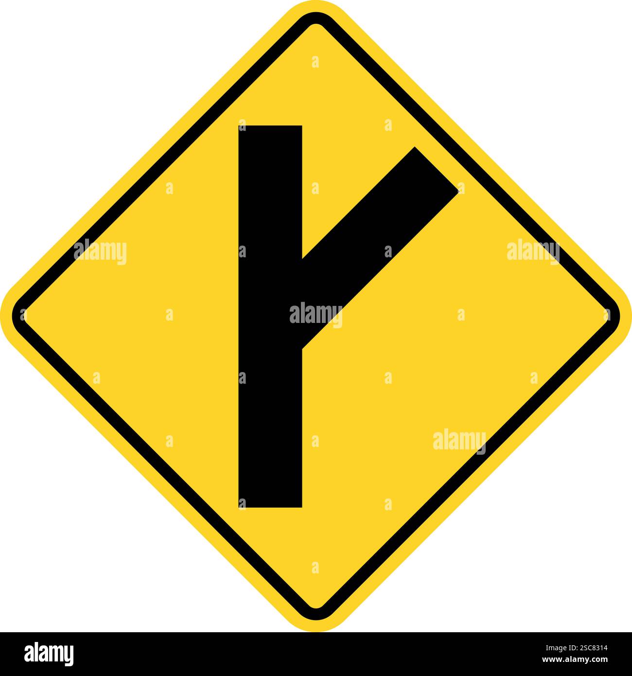 Reflection in road side Stock Vector Images - Alamy