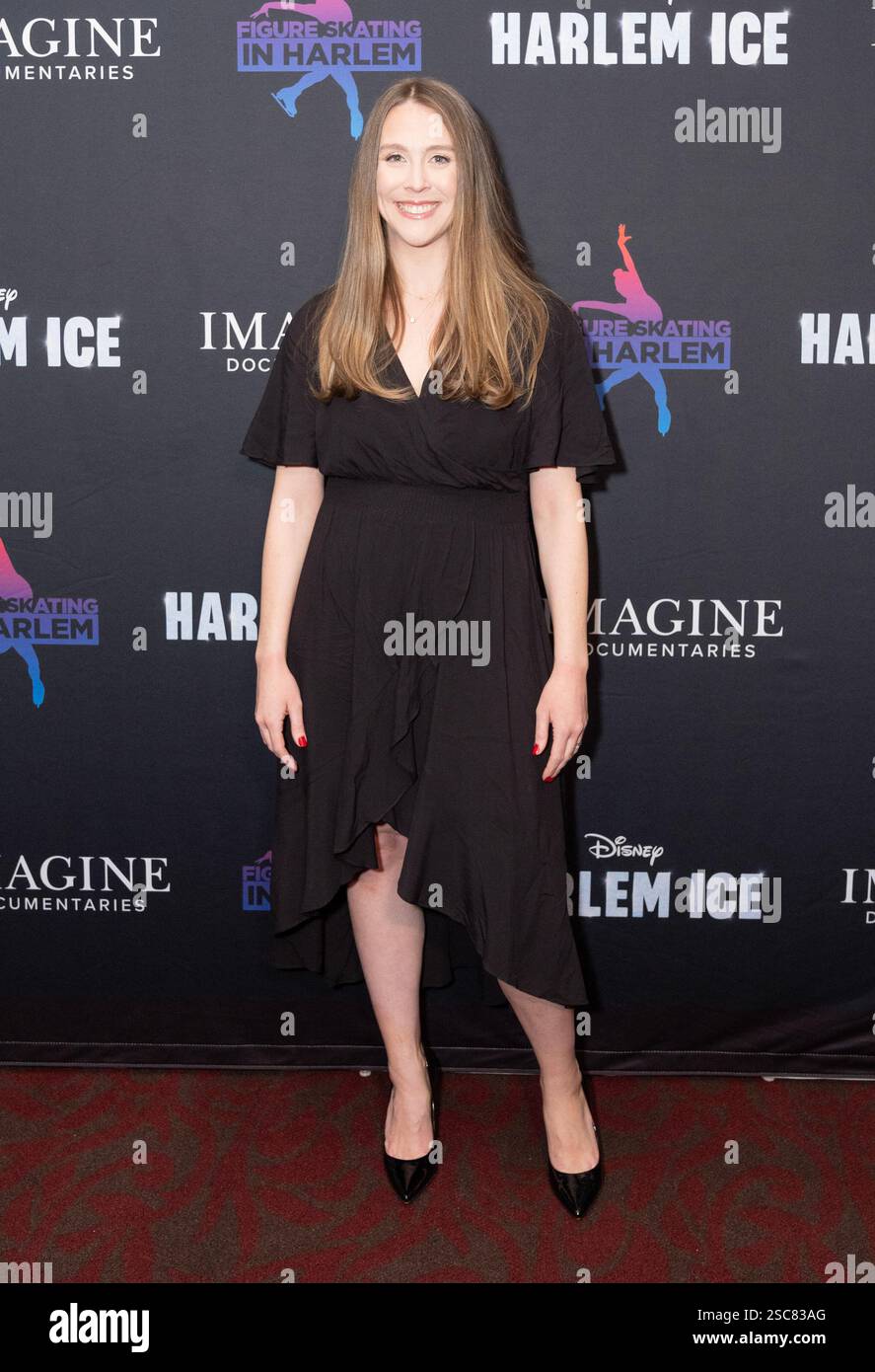 Laura Hushion attends Figure Skating in Harlem's private preview and ...