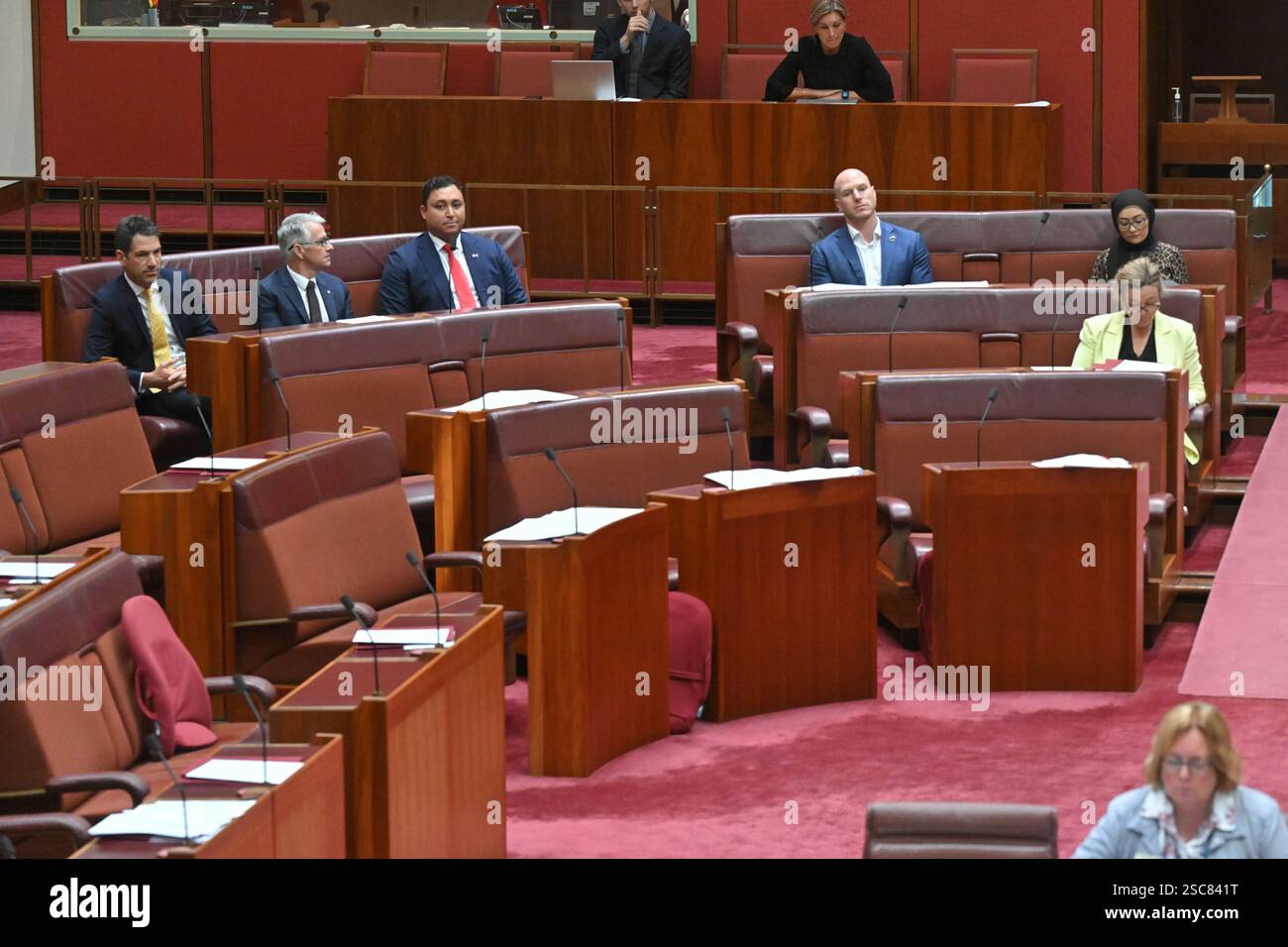 Canberra, Australia. 06th Feb, 2025. Liberal senator Alex Antic ...
