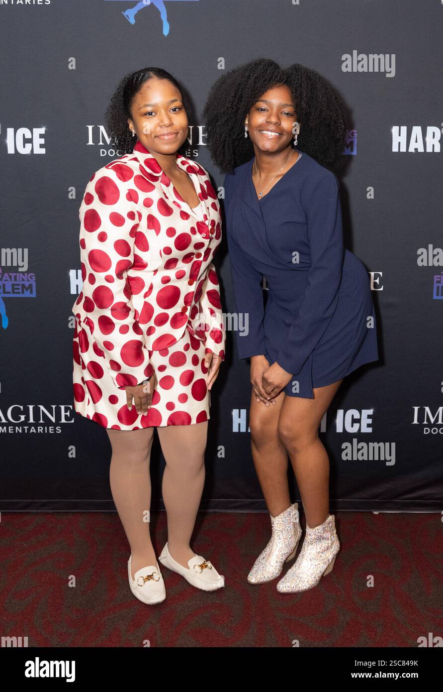 Tori Prentice and Ashley Prentice attend Figure Skating in Harlem's private preview and ...