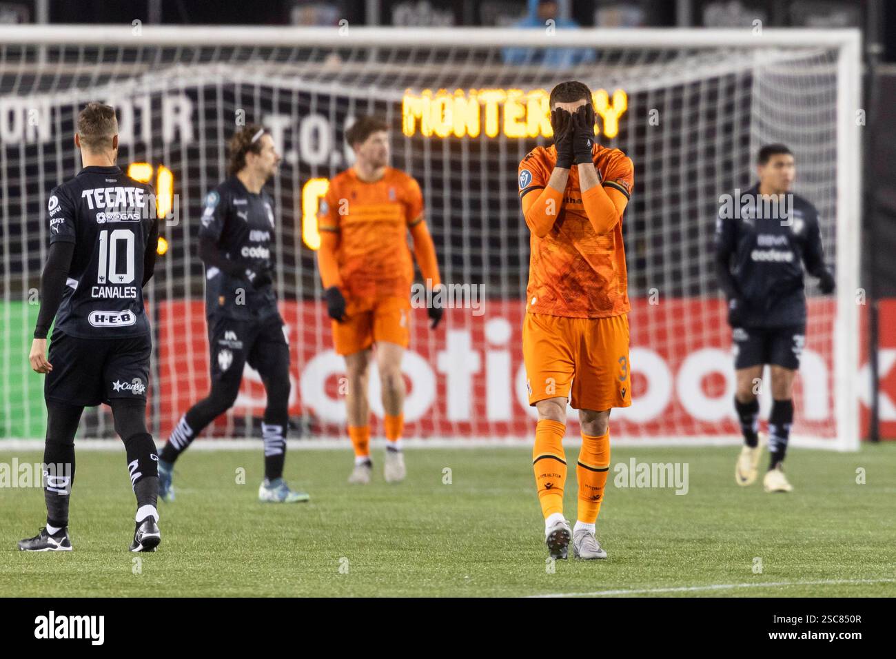 Hamilton, Canada. 05th Feb, 2025. Hamilton Forge FC defender Dan Nimick ...