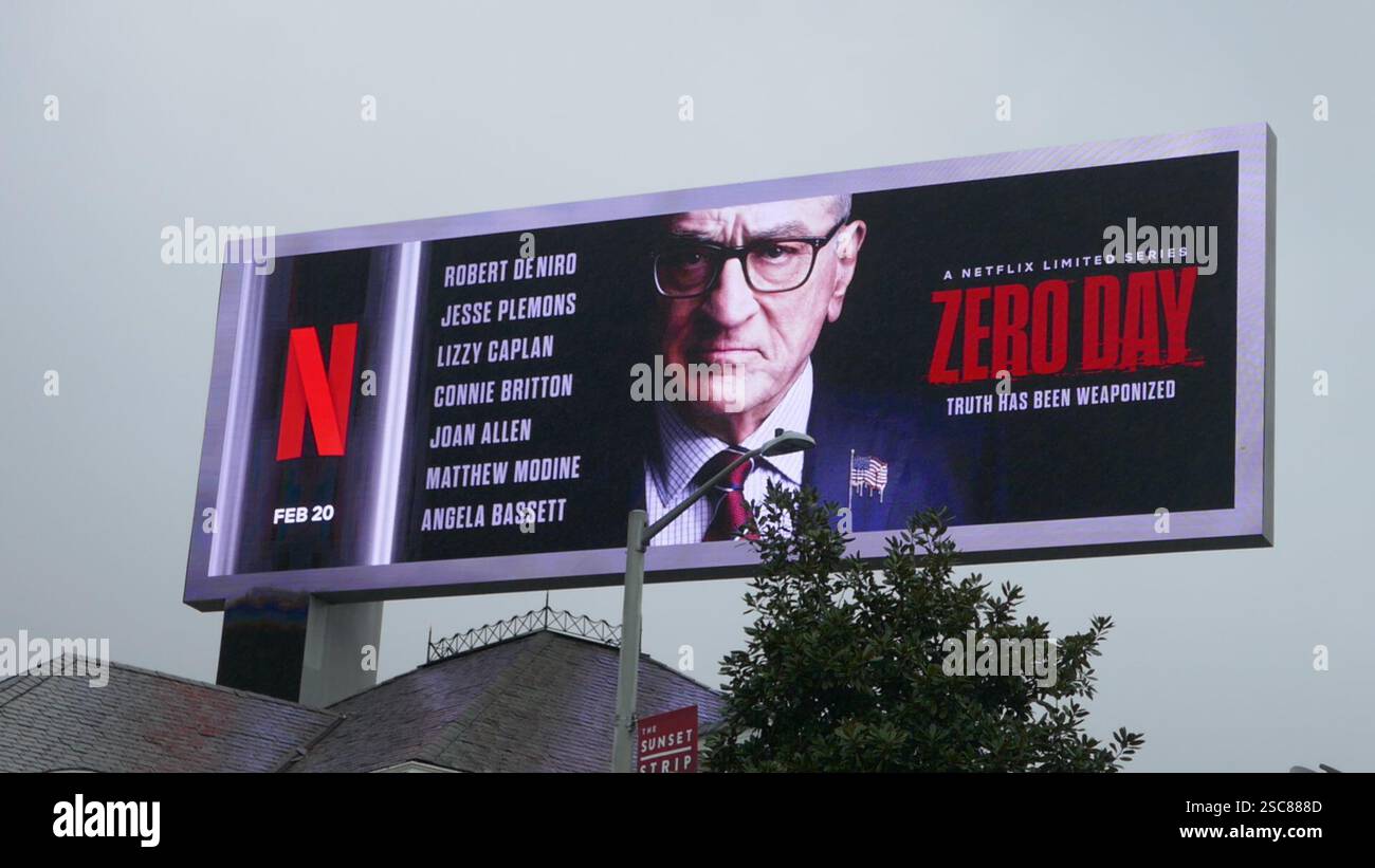 Los Angeles, California, USA 5th February 2025 Robert DeNiro Zero Day ...