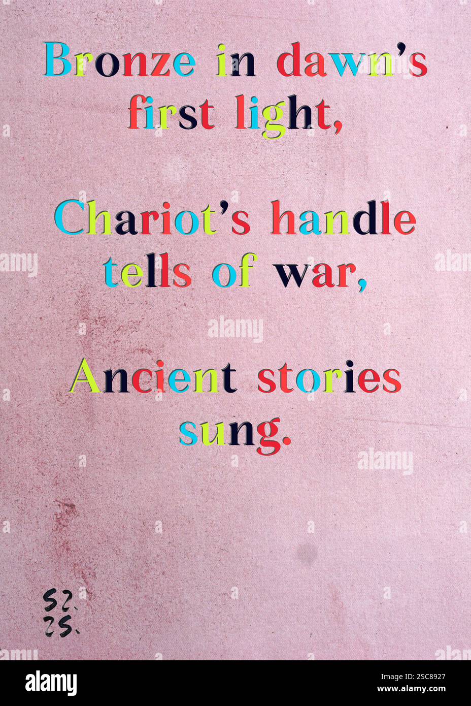 Bronze in dawn's first light, Chariot's handle tells of war, Ancient ...