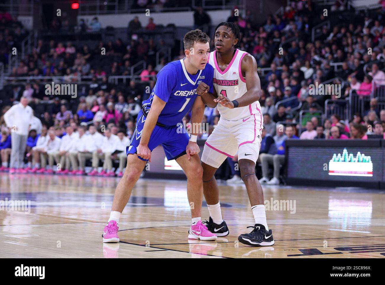 PROVIDENCE, RI - FEBRUARY 05: Providence Friars guard Jayden Pierre (1 ...
