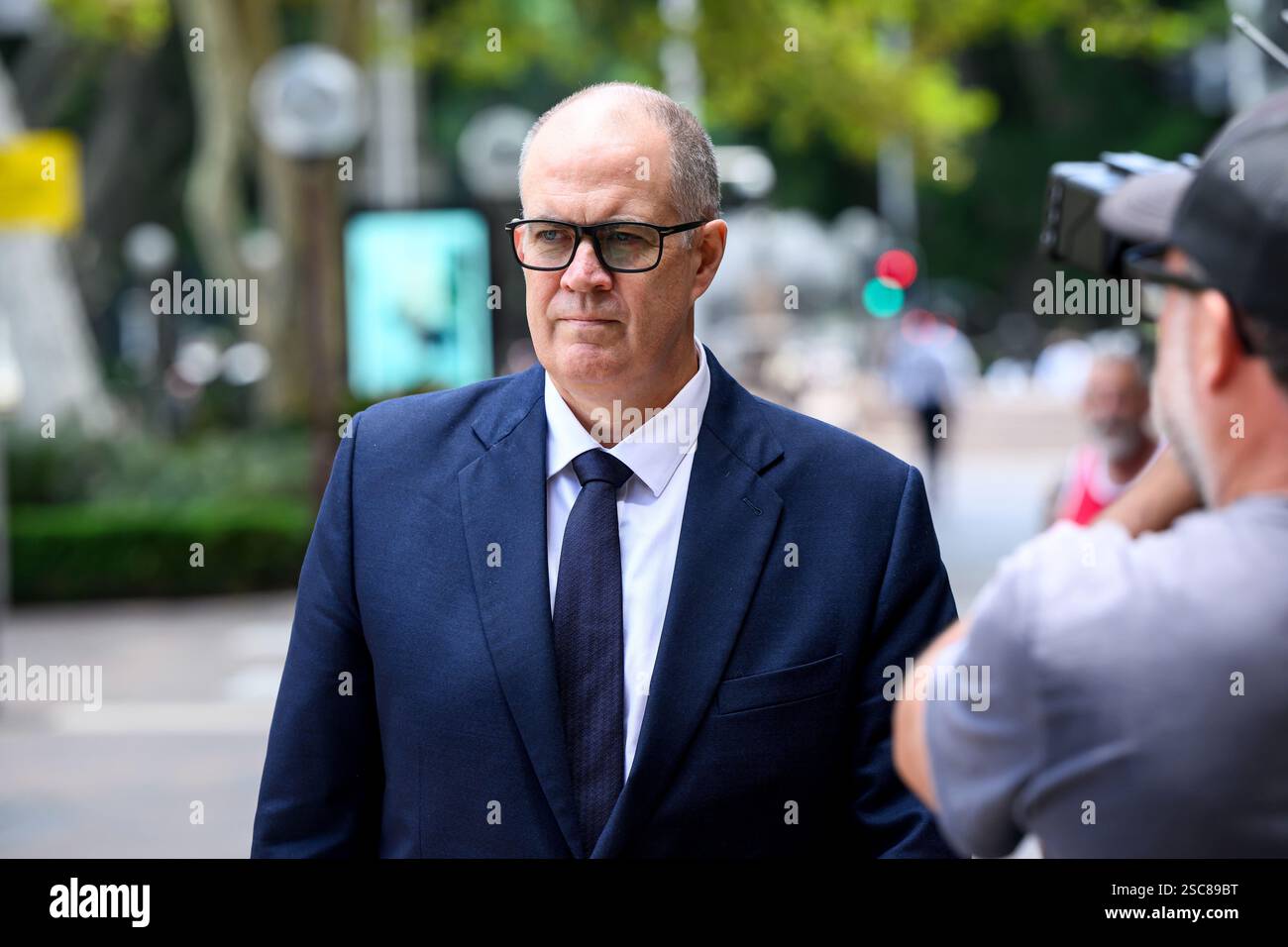 Sydney, Australia. 06th Feb, 2025. ABC Managing Director David Anderson departs the Federal ...