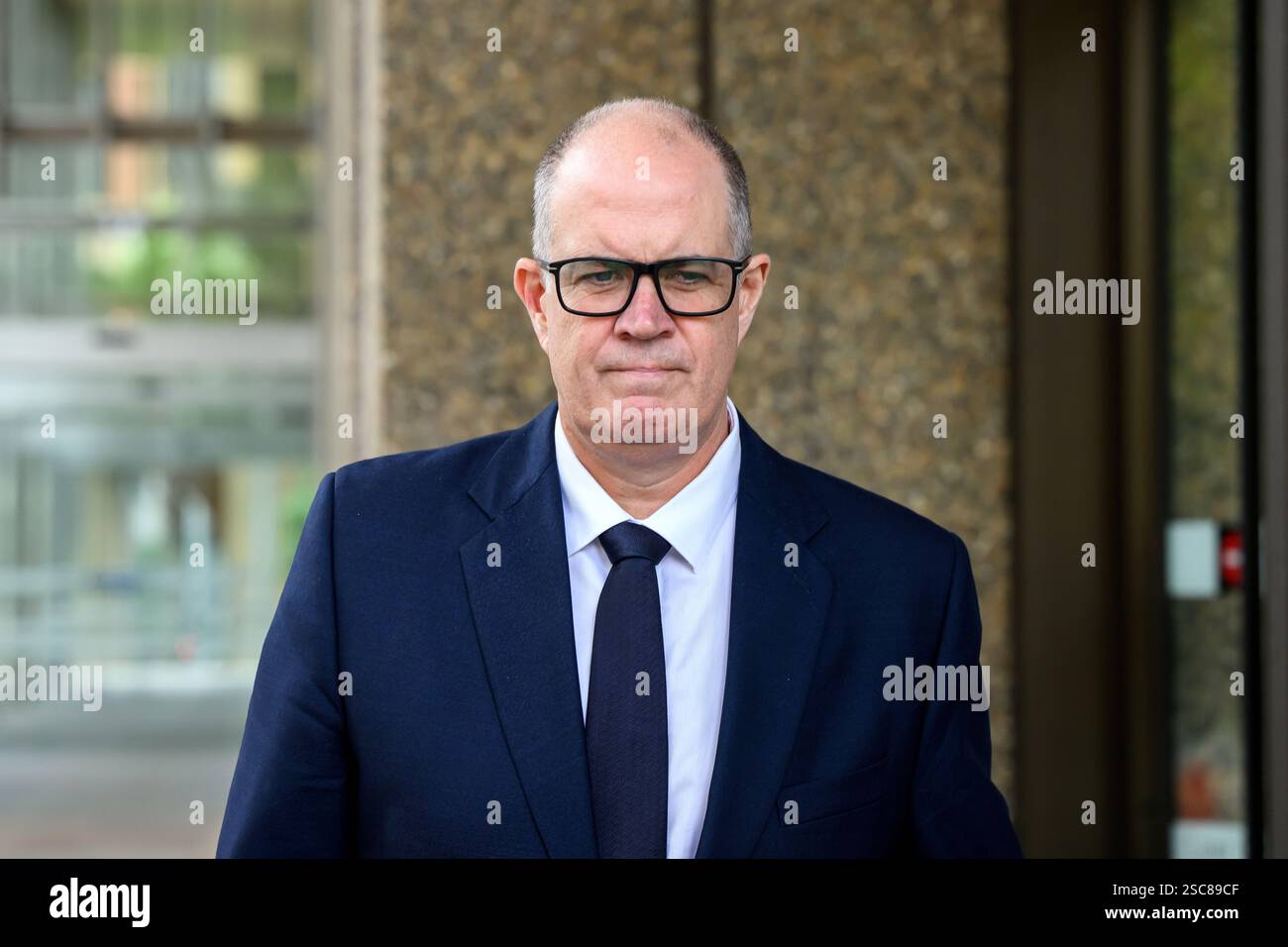 Sydney, Australia. 06th Feb, 2025. ABC Managing Director David Anderson departs the Federal ...