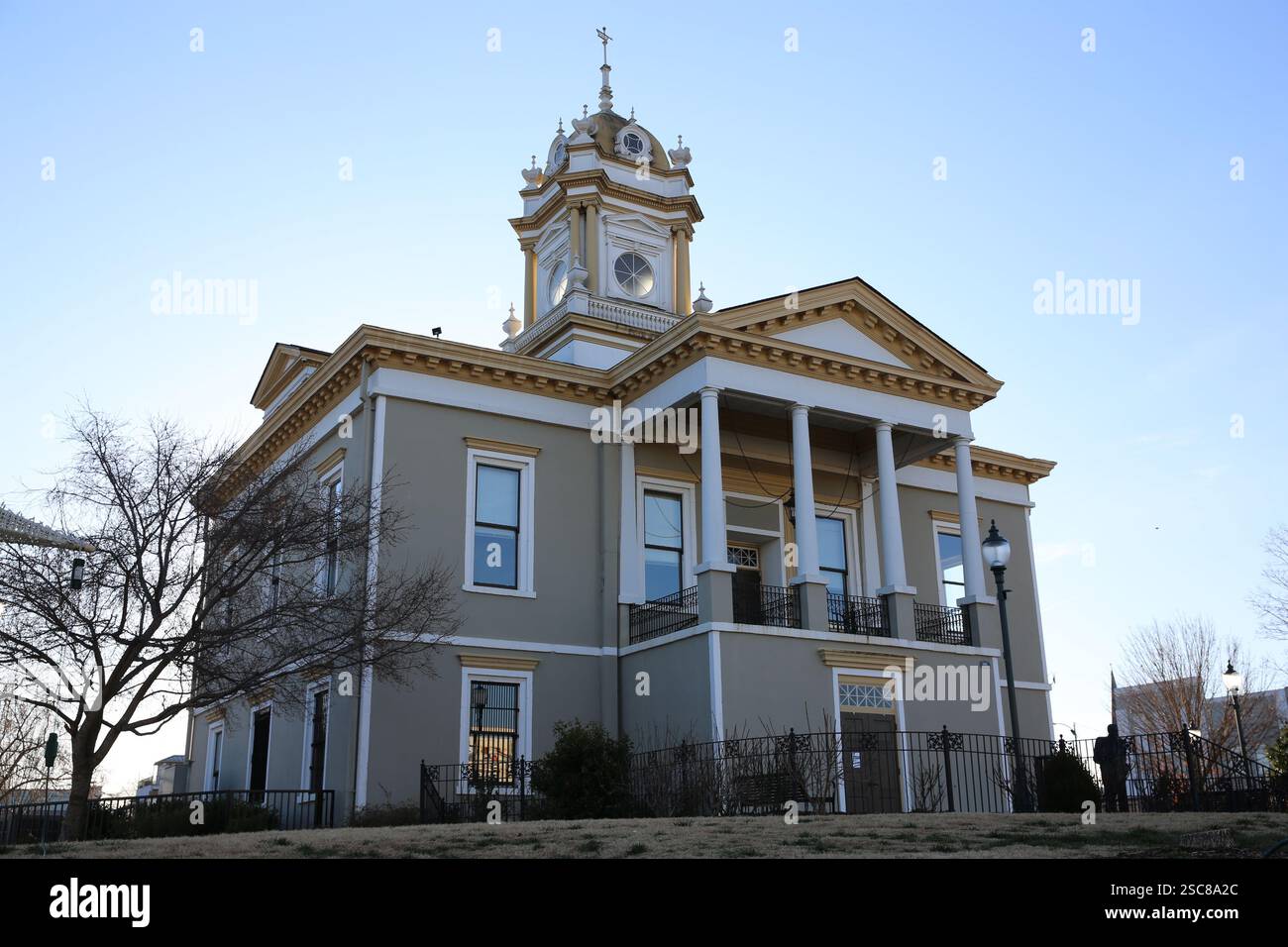 Historic Burke County Courthouse in downtown Morganton, North Carolina ...