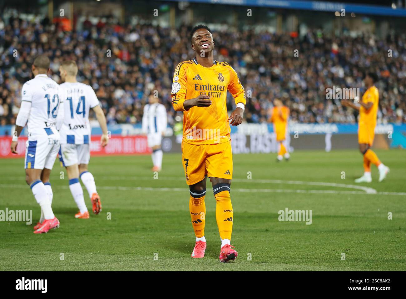 Leganes, Spain. 5th Feb, 2025. Vinicius Junior (Real) Football/Soccer ...