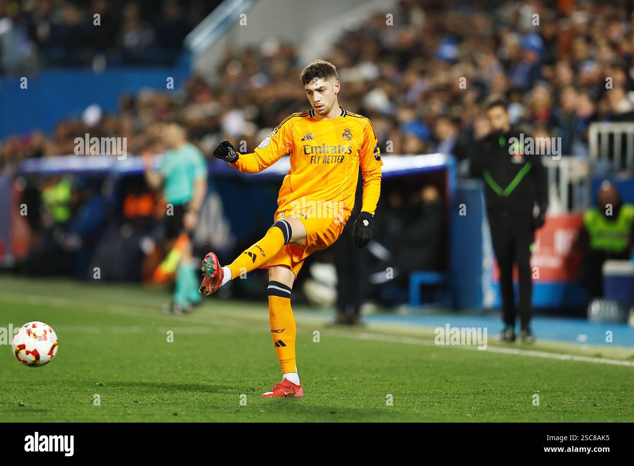 Leganes, Spain. 5th Feb, 2025. Fede Valverde (Real) Football/Soccer ...