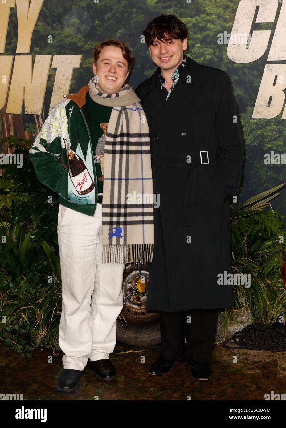 London, UK. 04th Feb, 2025. Henry Southan and Jordan Sangha attend the ...