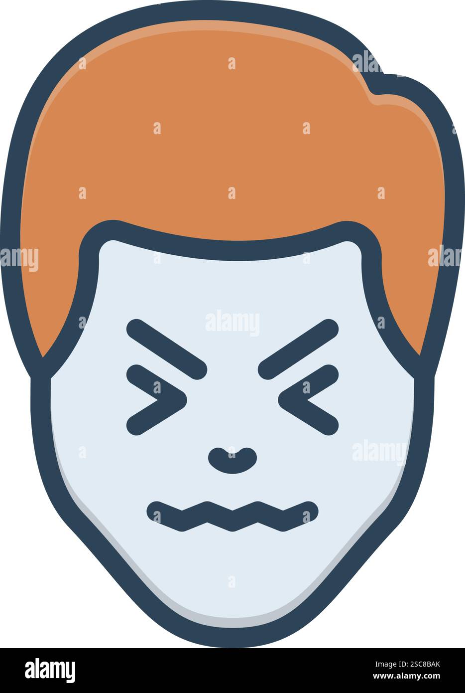 Pessimistic vector vectors Stock Vector Images - Alamy